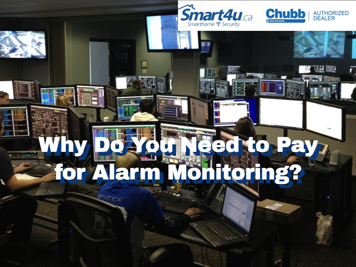 Why Do I Need to Pay for Alarm Monitoring | Smart 4U